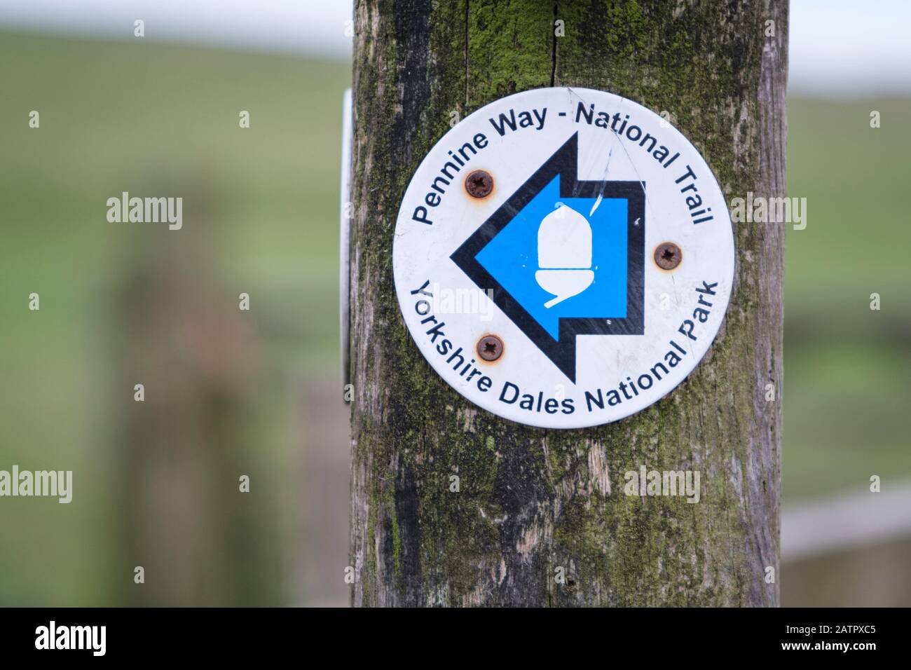 Malham cove direction sign hi-res stock photography and images - Alamy