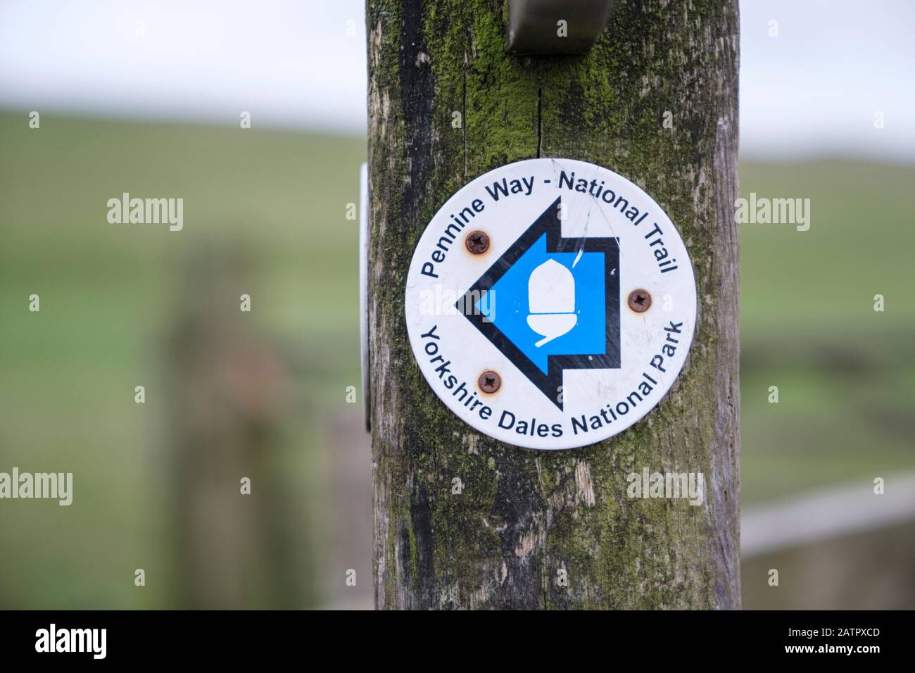 Malham cove direction sign hi-res stock photography and images - Alamy
