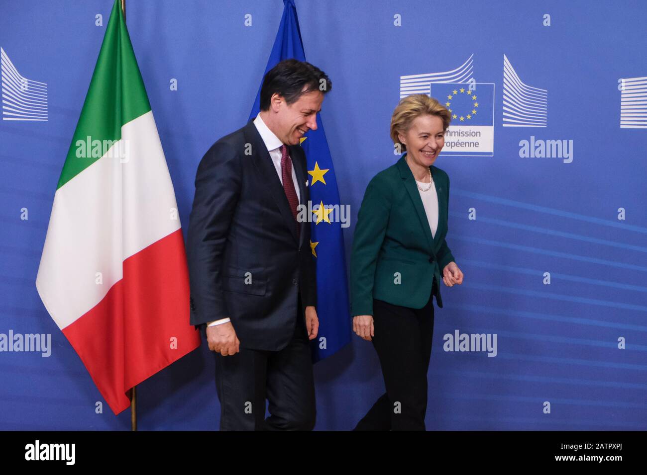 Giuseppe conte leyen hi-res stock photography and images - Alamy