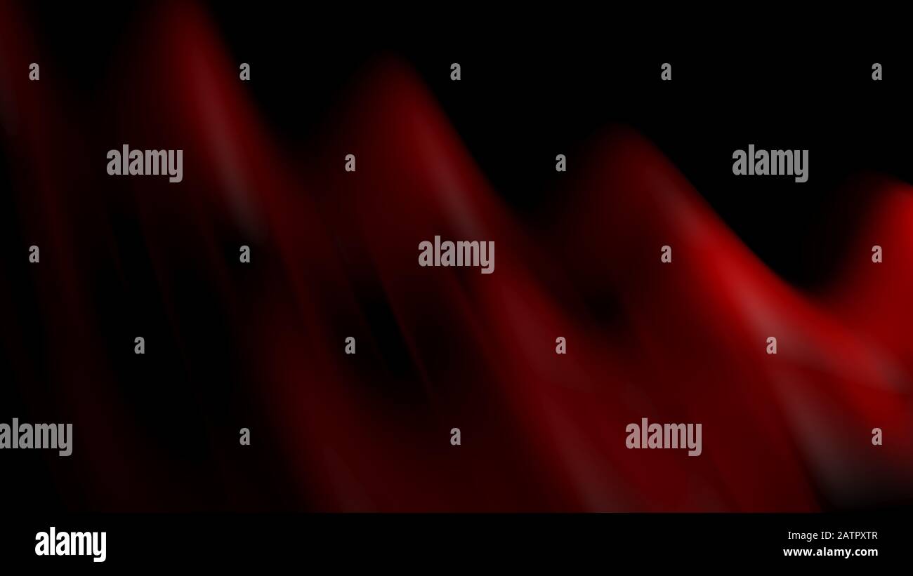 Background red waved surface - 3D rendering illustration Stock Photo ...