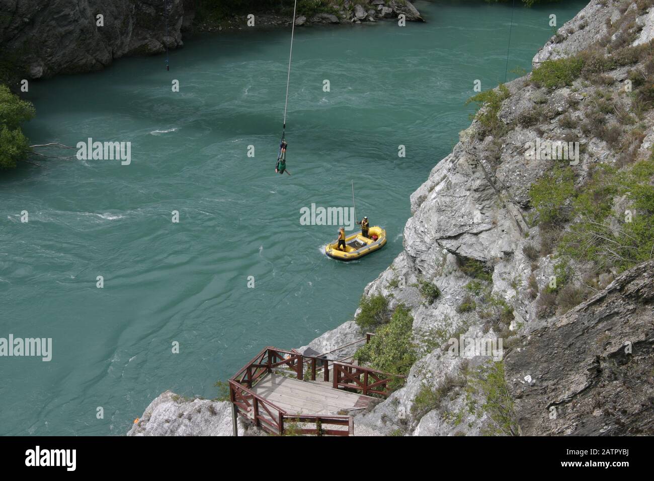 Bungee jumping queenstown new zealand hi-res stock photography and ...