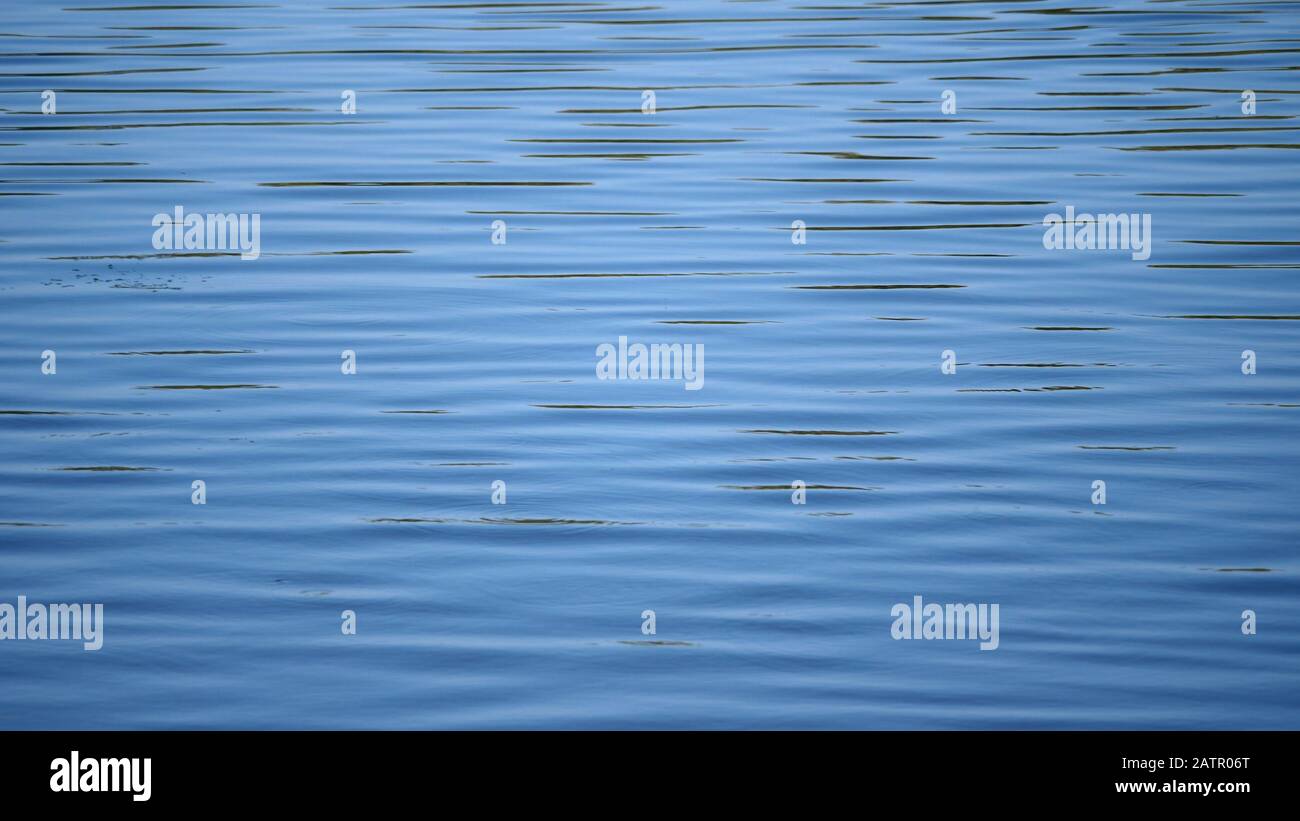 Beautiful water surface in the early morning Stock Photo - Alamy