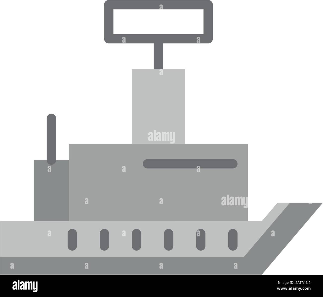 ship military force isolated icon Stock Vector Image & Art - Alamy