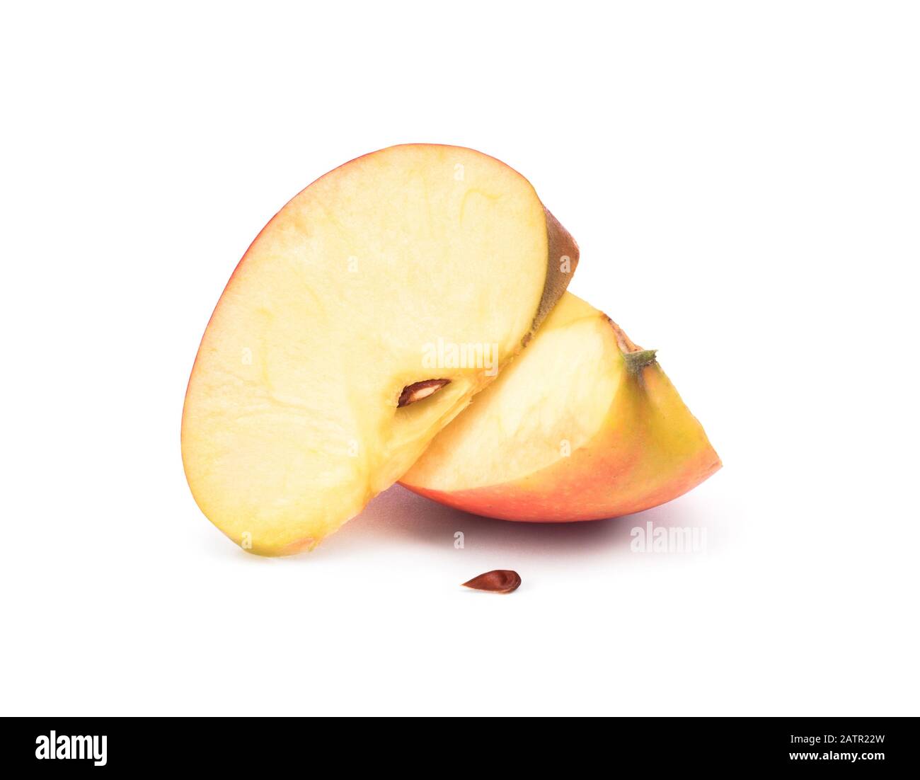 Halved apple hi-res stock photography and images - Alamy