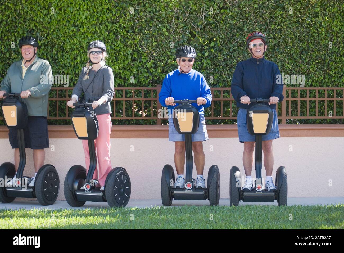 Tourists riding segways hi-res stock photography and images - Alamy