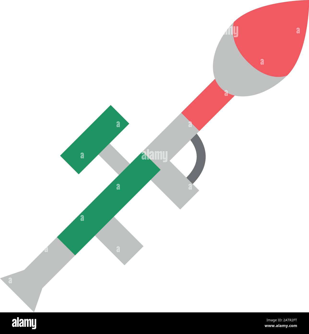 rocket launcher military force isolated icon Stock Vector Image & Art ...