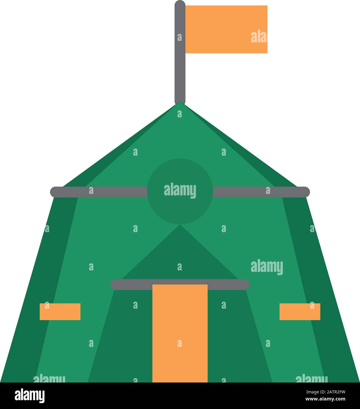 tent military force isolated icon Stock Vector Image & Art - Alamy