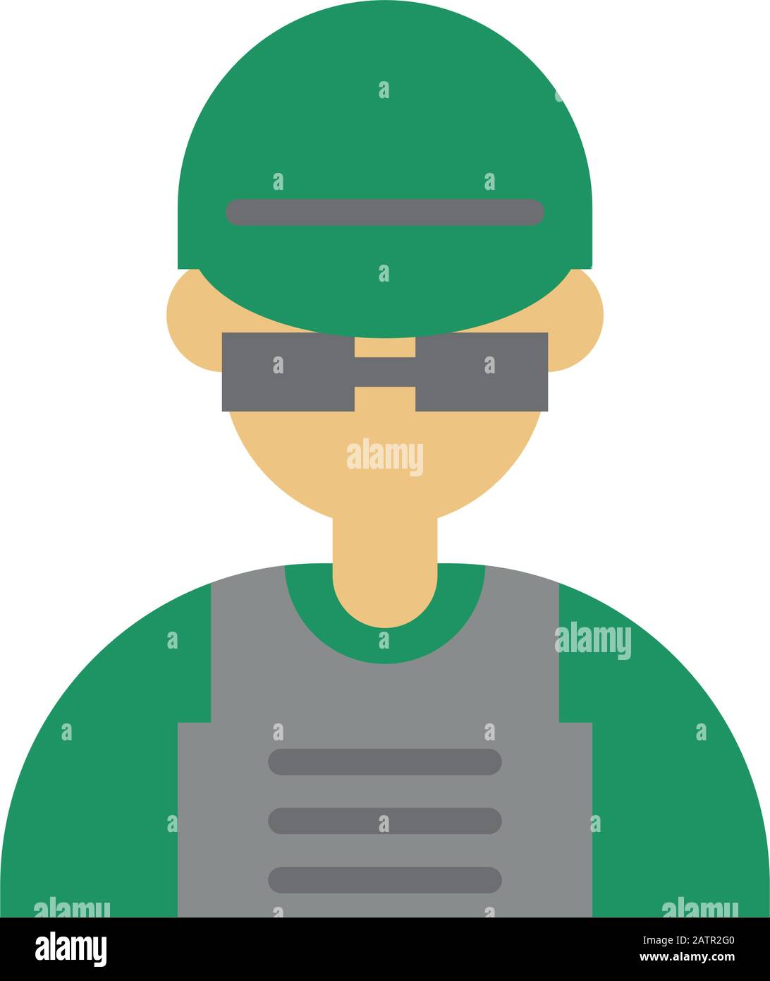 soldier military force isolated icon Stock Vector Image & Art - Alamy