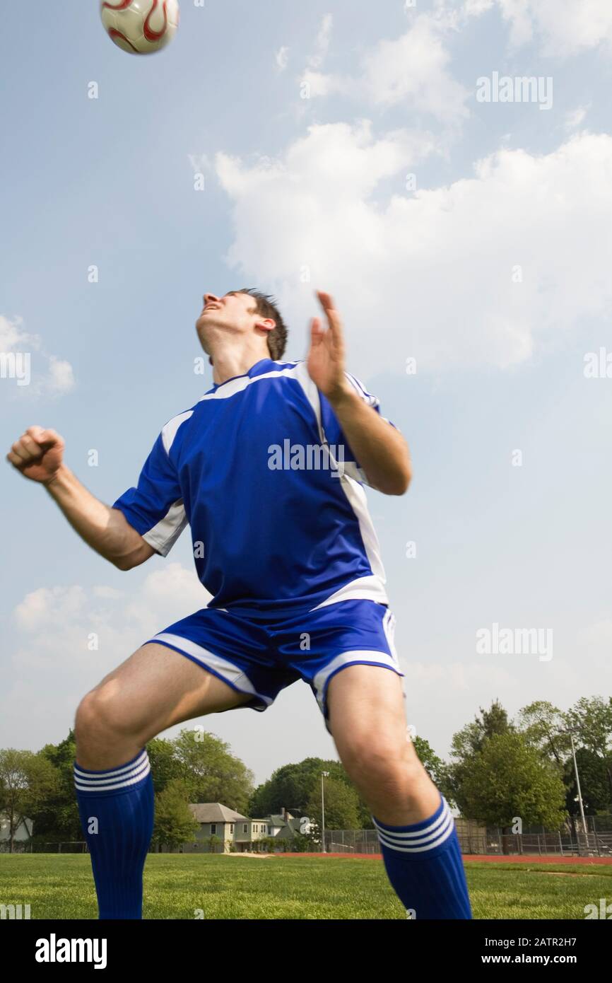 Soccer ball on stand hi-res stock photography and images - Alamy