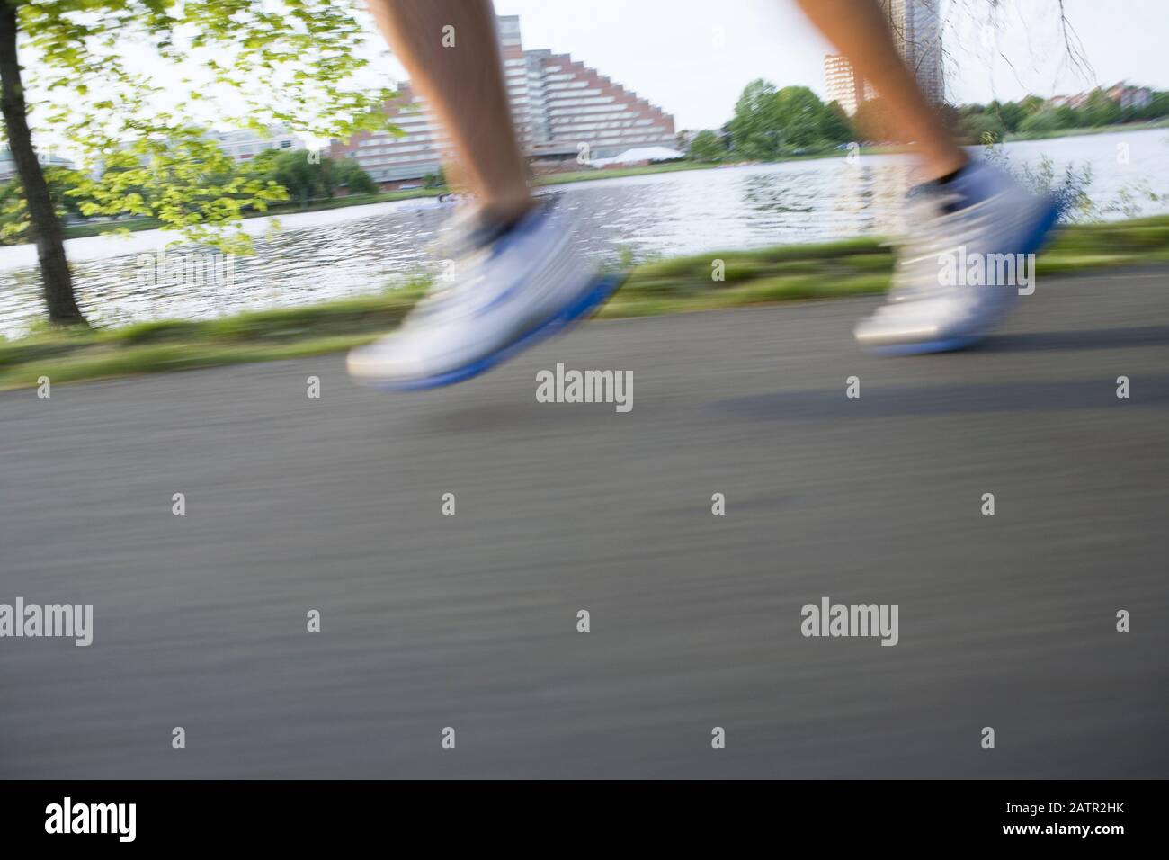 Esplanade boston jogging hi-res stock photography and images - Alamy