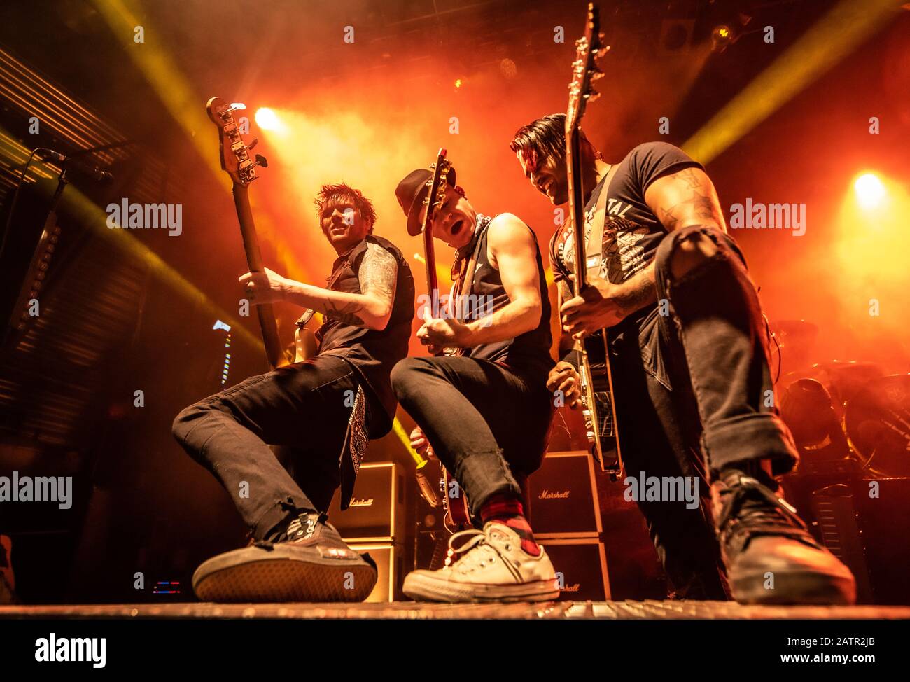 Copenhagen, Denmark. 03rd Feb, 2020. The Canadian punk rock band Sum 41 ...