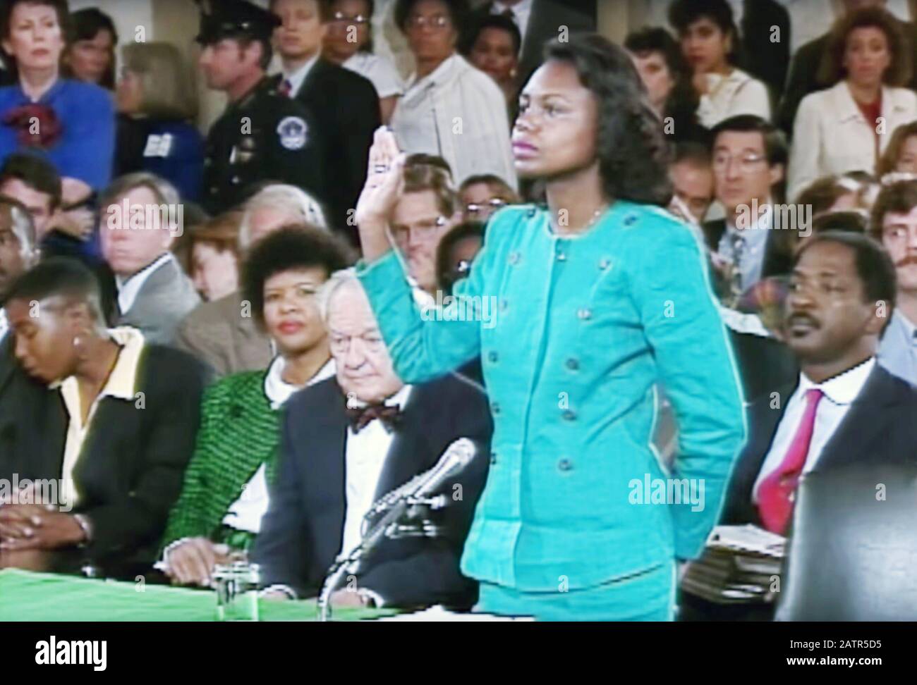 CREATED EQUAL: CLARENCE THOMAS IN HIS OWN WORDS, Anita Hill taking the ...