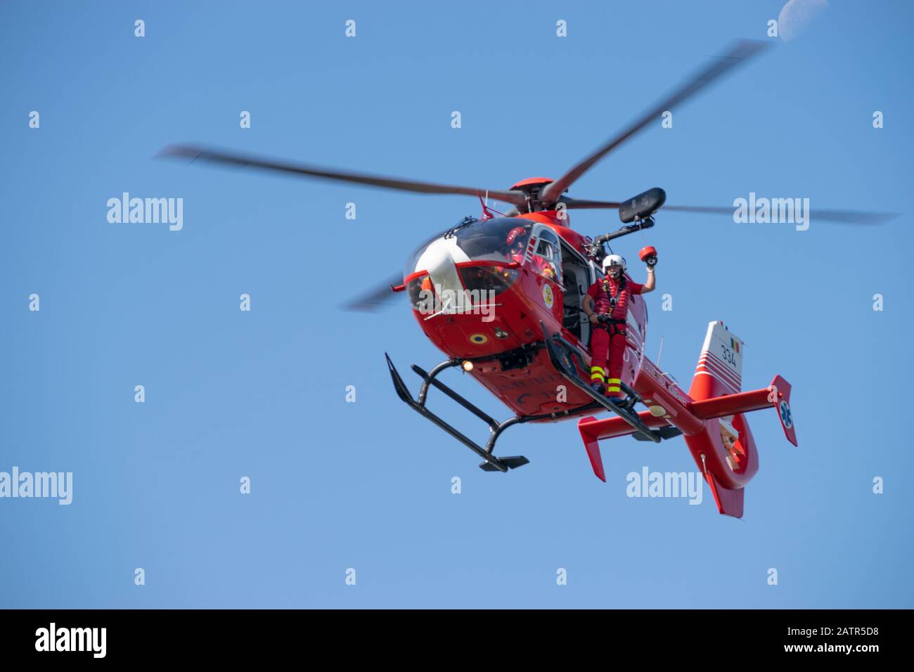 Bucharest/ Romania - AeroNautic Show - September 24, 2019: SMURD ...