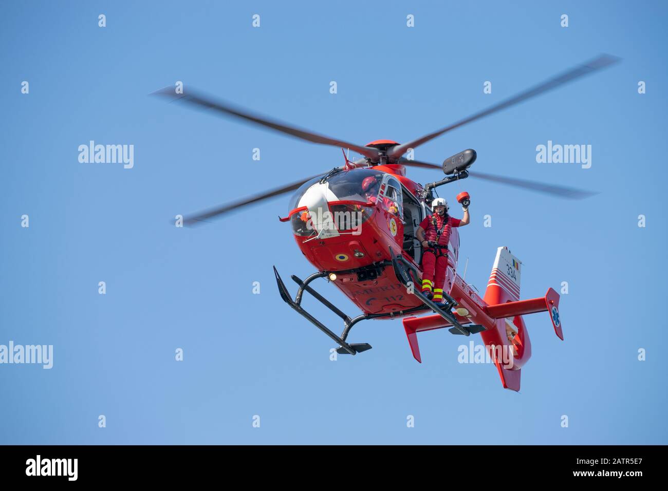 Bucharest/ Romania - AeroNautic Show - September 24, 2019: SMURD ...