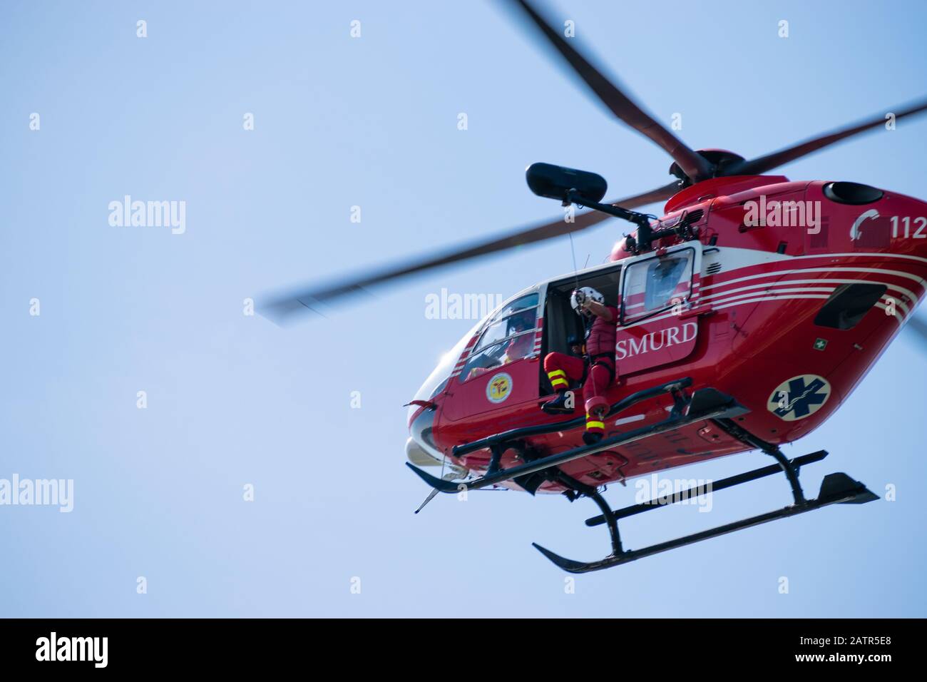 Bucharest/ Romania - AeroNautic Show - September 24, 2019: SMURD ...