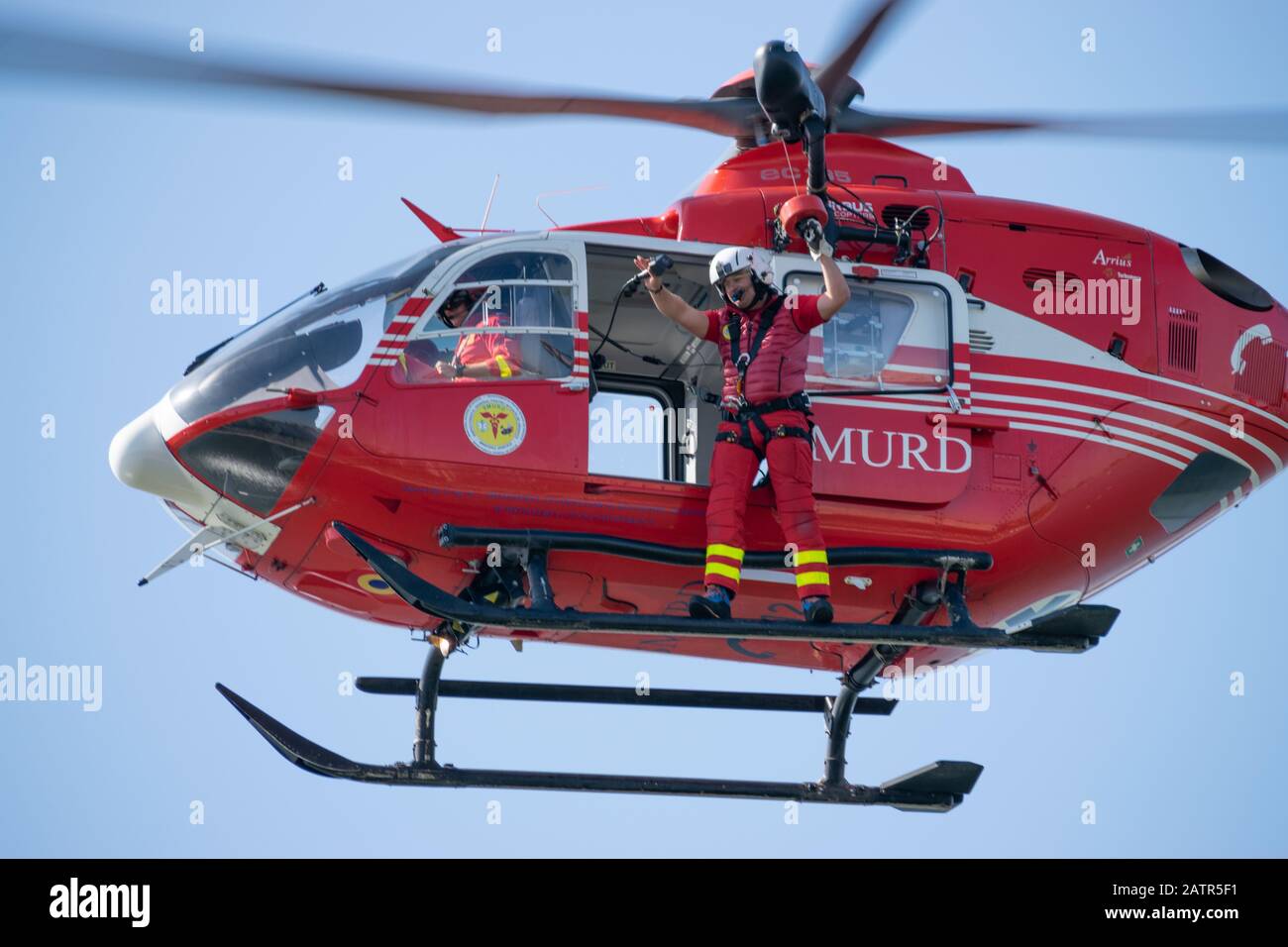Bucharest/ Romania - AeroNautic Show - September 24, 2019: SMURD ...