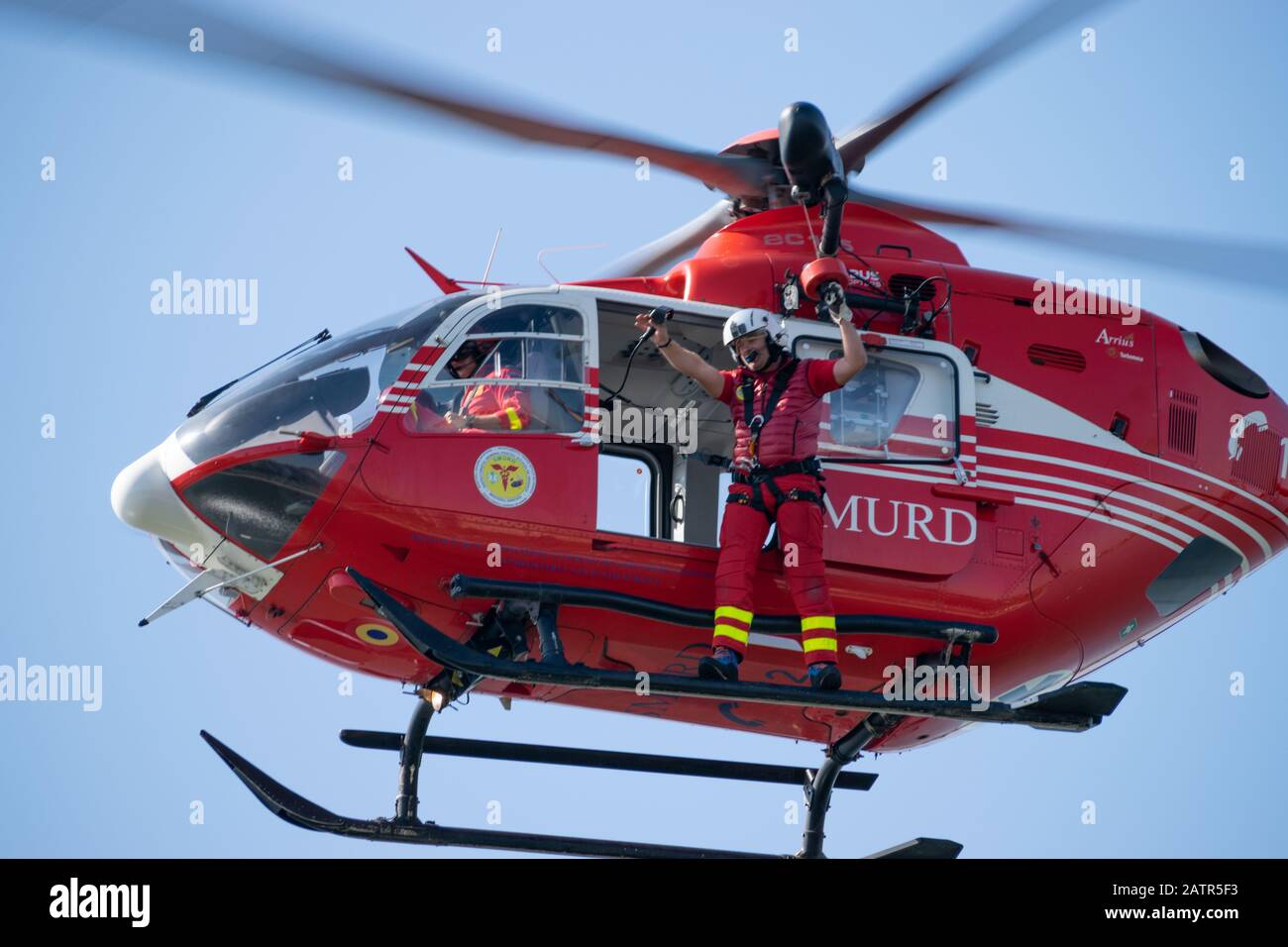 Bucharest/ Romania - AeroNautic Show - September 24, 2019: SMURD ...