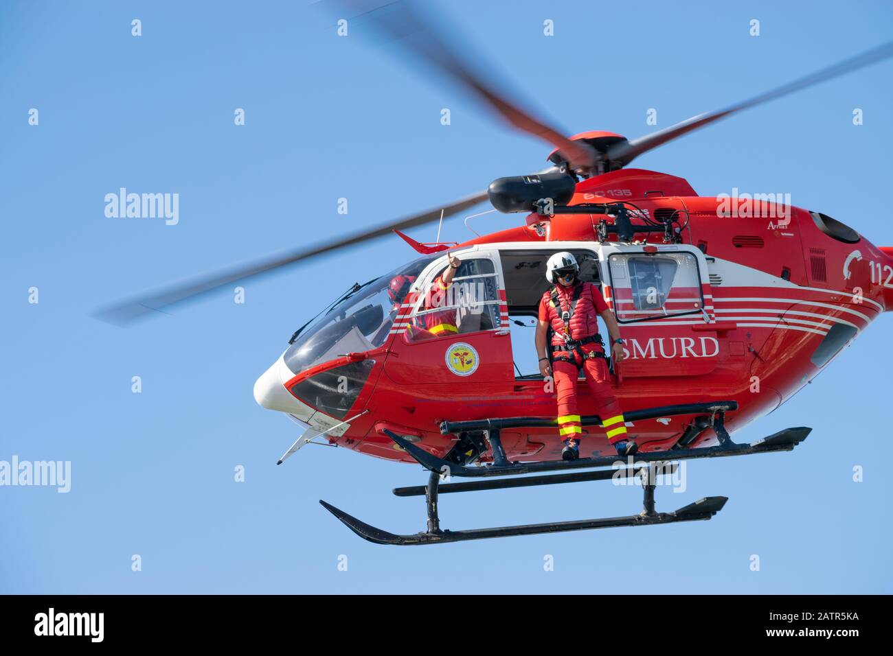 Bucharest/ Romania - AeroNautic Show - September 24, 2019: SMURD ...