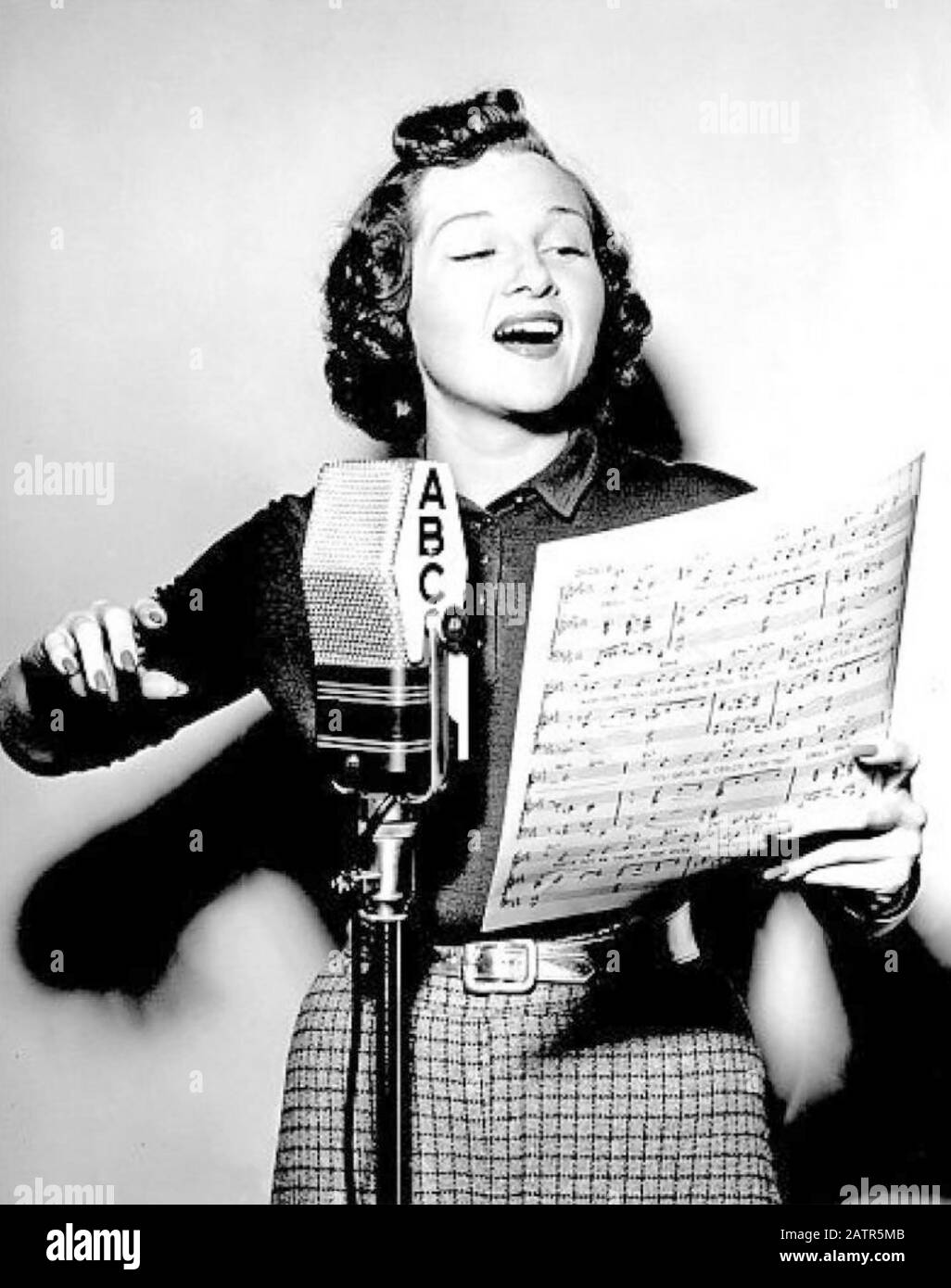 JO STAFFORD (1917-2008) American singer and film actress about 1945 ...