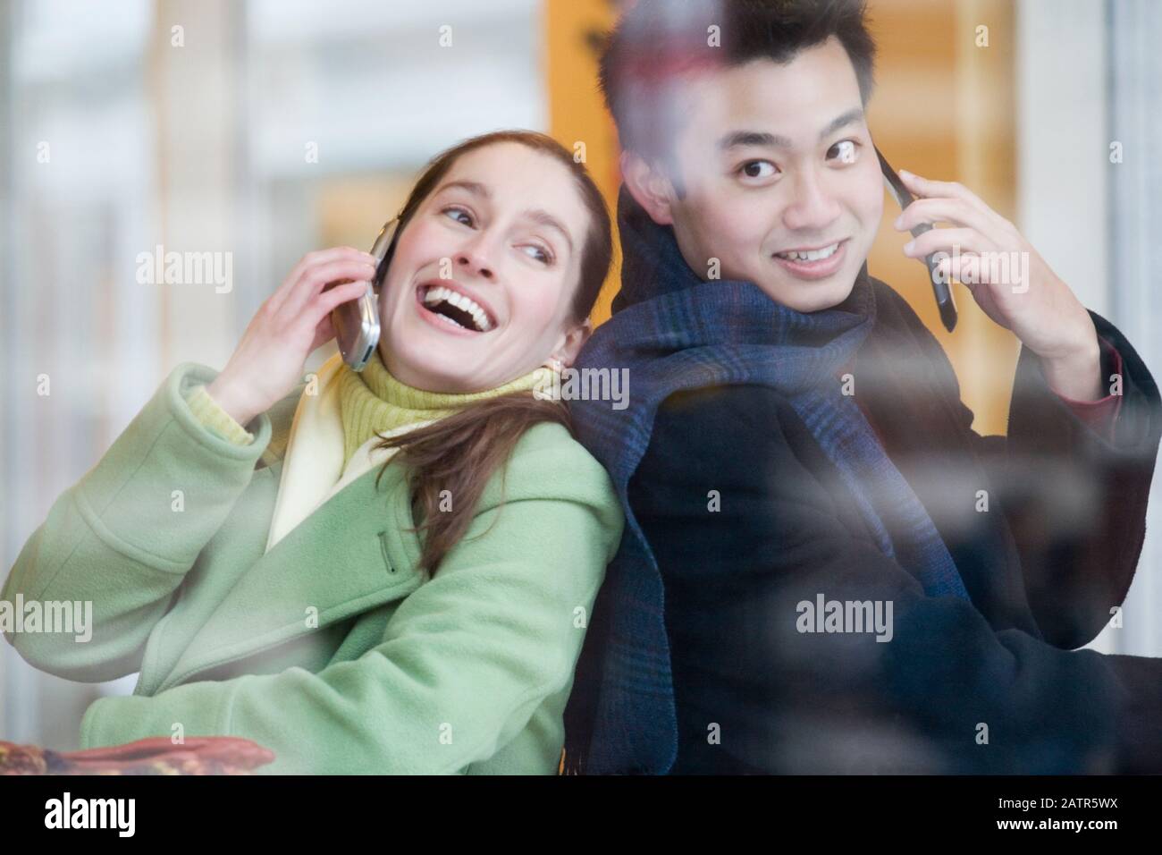 Two male friends talking close hi-res stock photography and images - Alamy