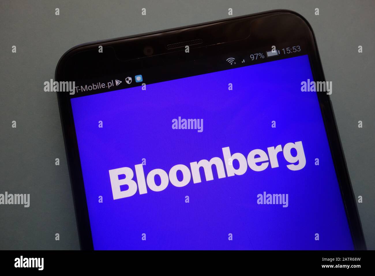 Bloomberg logo hi-res stock photography and images - Alamy