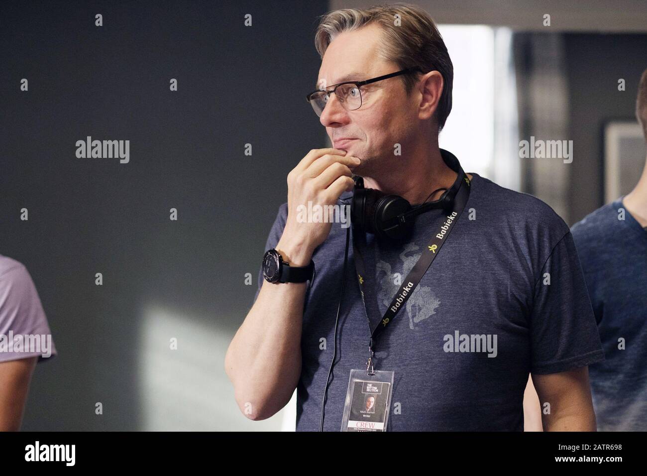 THE RHYTHM SECTION, novelist and screenwriter Mark Burnell, on-set ...