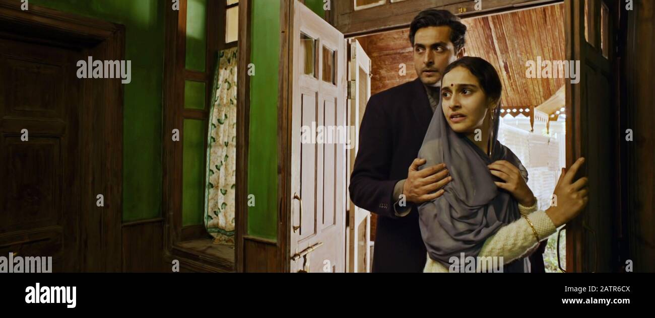 SHIKARA, from left: Aadil Khan, Sadia, 2020. TM & copyright © Fox STAR Studios. All rights ...