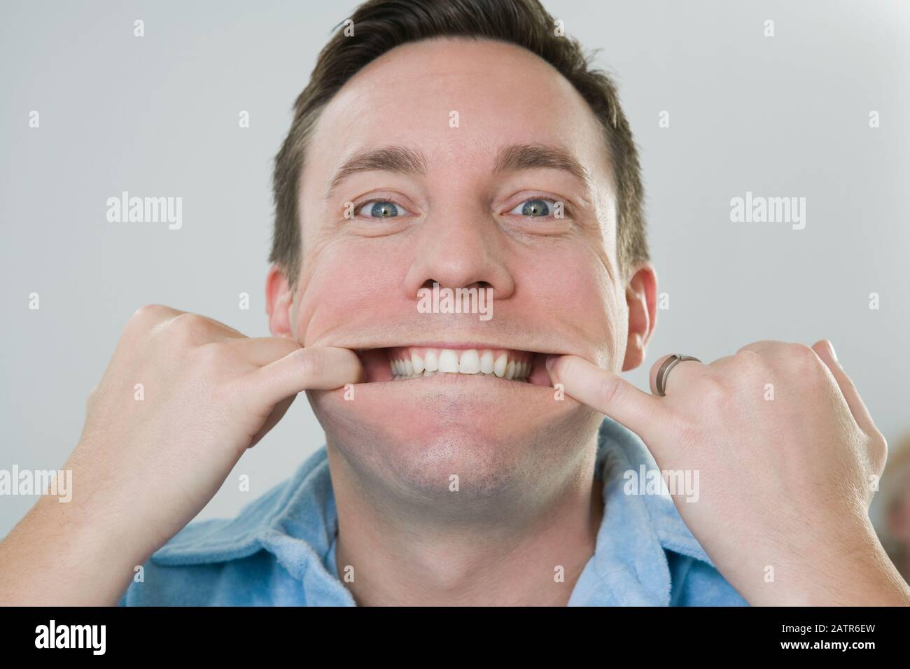 Pulling a silly funny face hi-res stock photography and images - Alamy