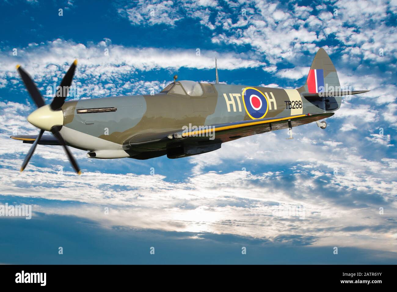 Elliptical wing design spitfire hi-res stock photography and images - Alamy