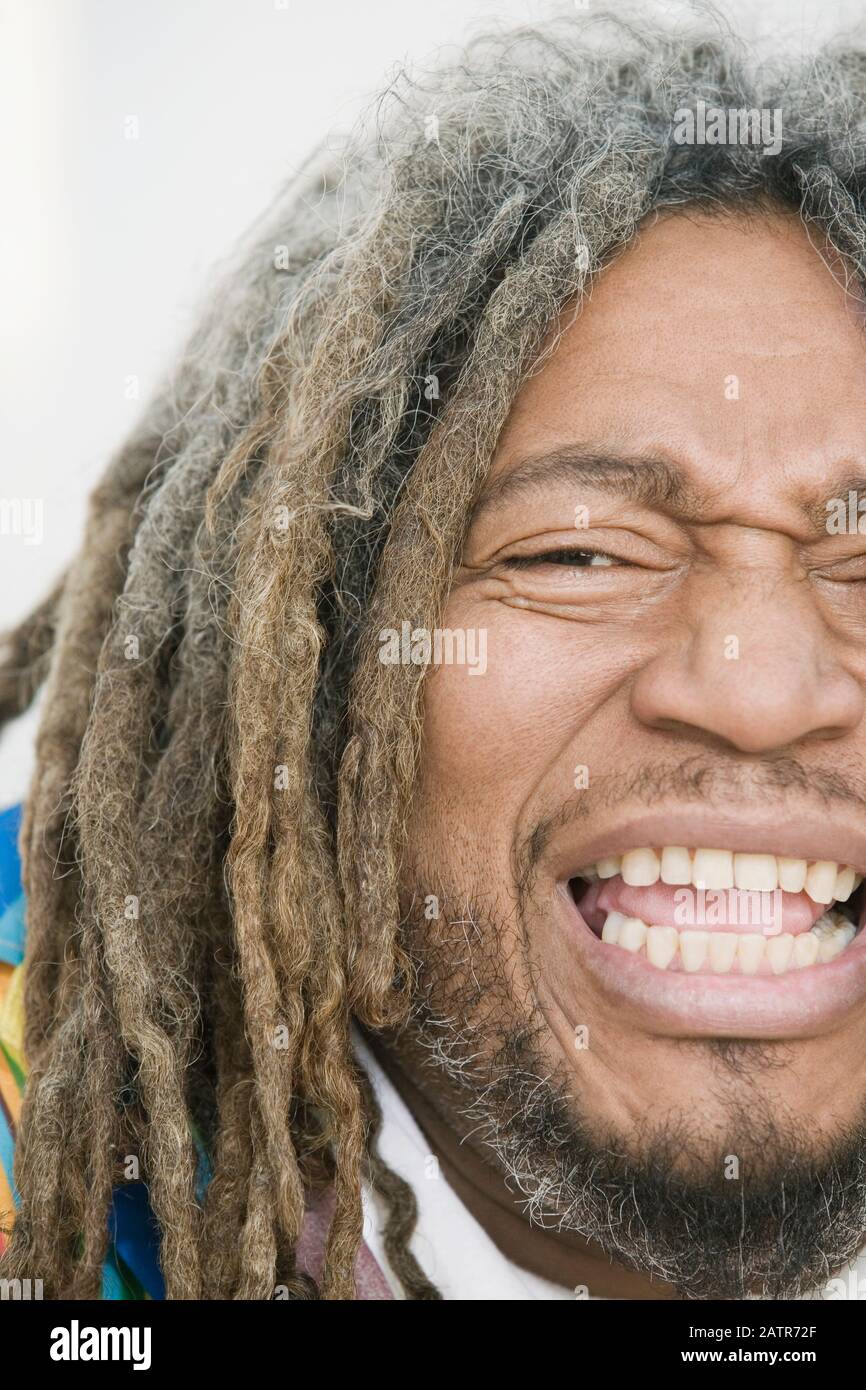 Portrait of a mid adult man smiling Stock Photo - Alamy