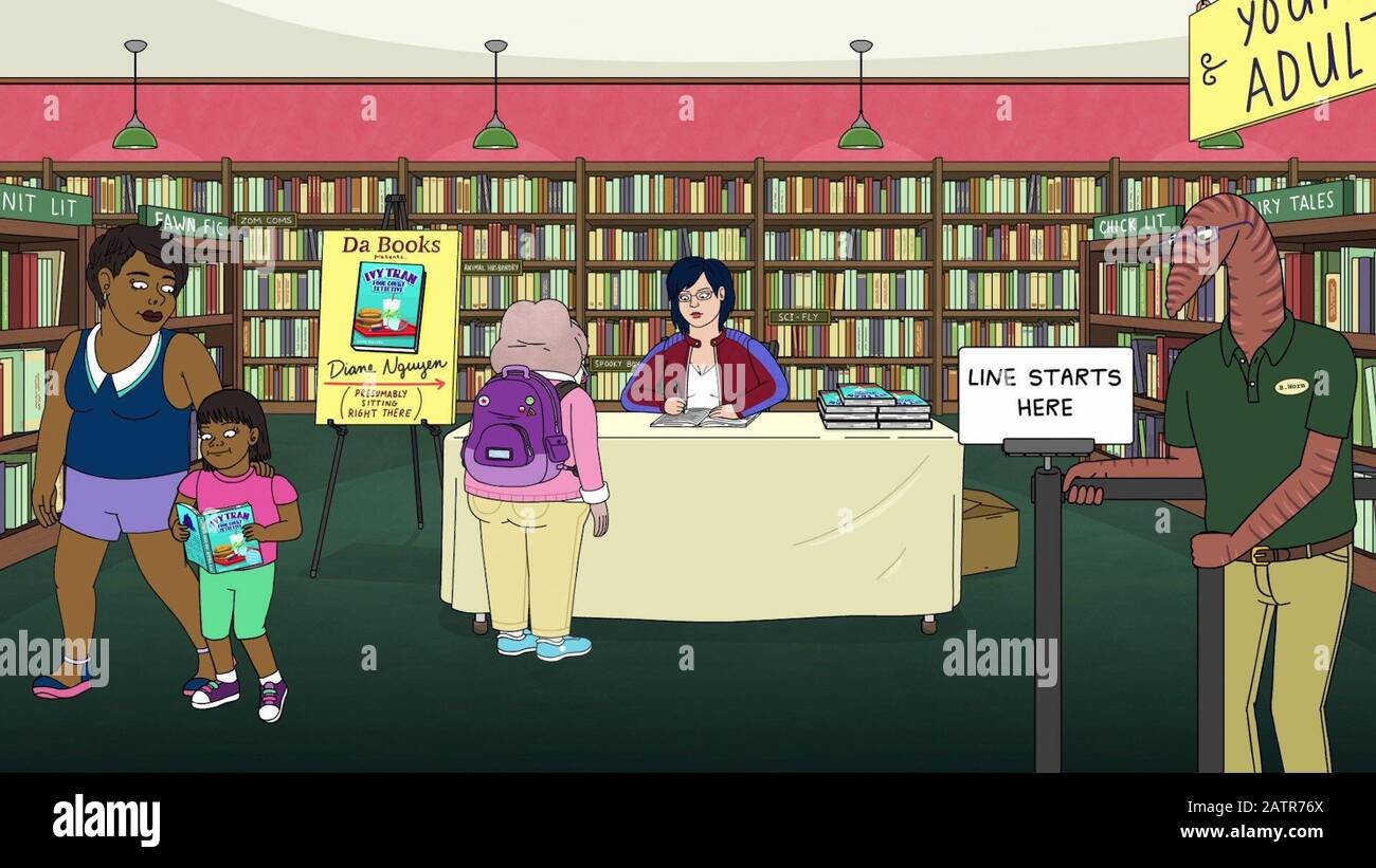 BOJACK HORSEMAN, center: Diane Nguyen (voice: Alison Brie), (Season 6 ...