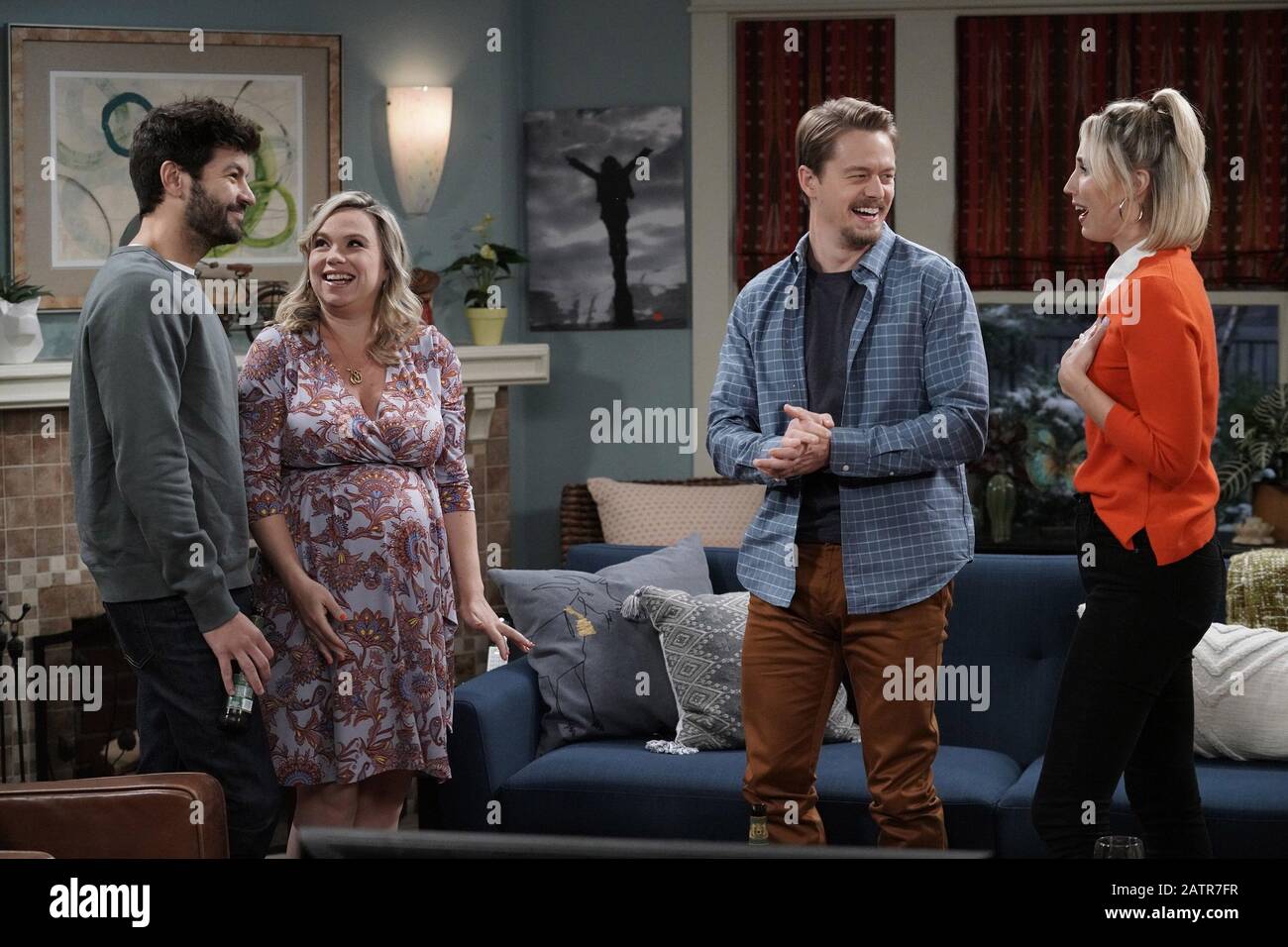 LAST MAN STANDING, from left: Jordan Masterson, Amanda Fuller ...