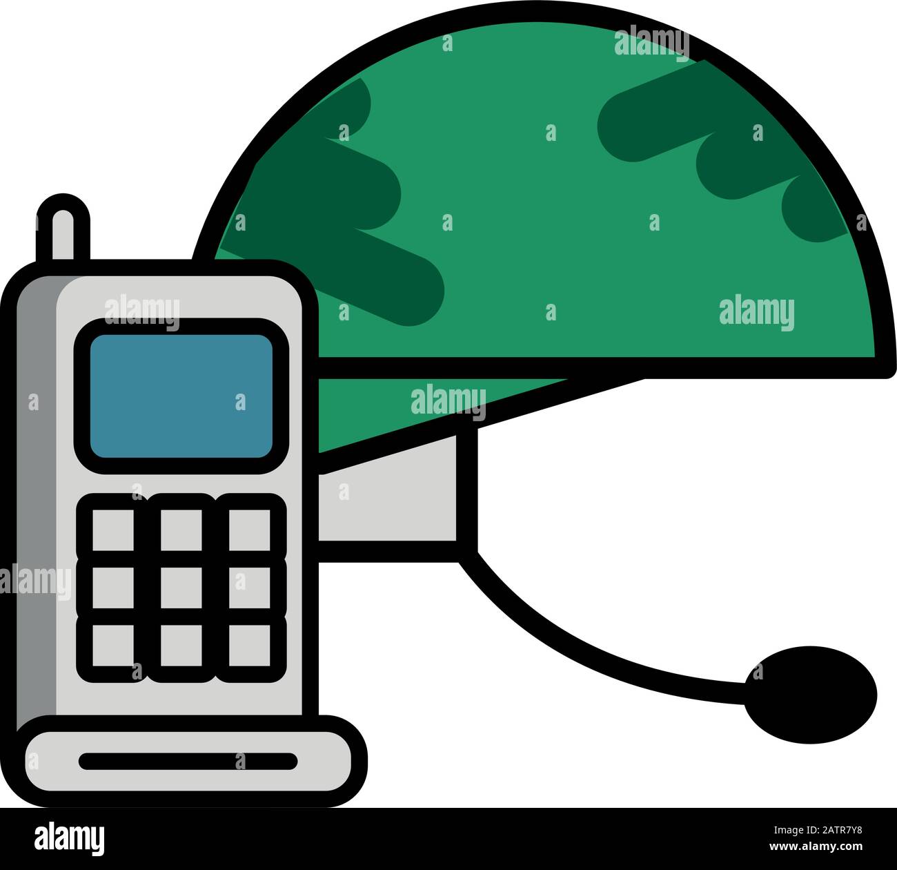 Army radio operator Stock Vector Images - Alamy