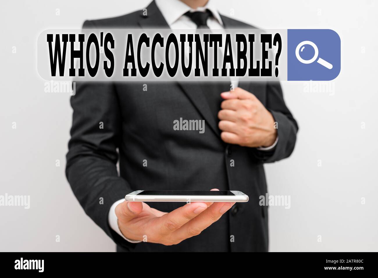 Word writing text Who S Accountable. Business photo showcasing ...