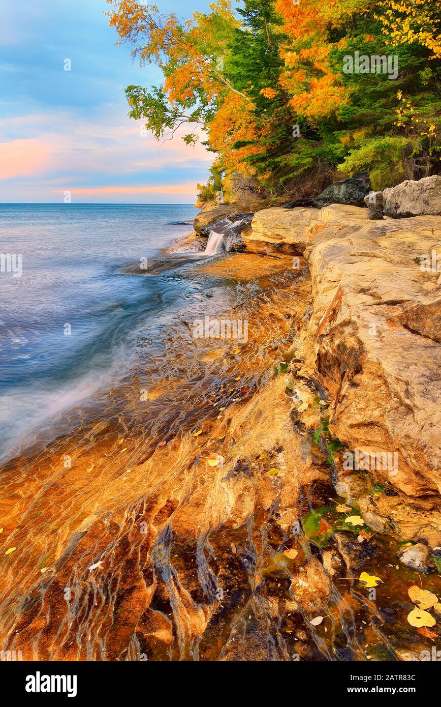 Miners Beach, Pictured Rocks National Lakeshore, Munising, Michigan ...