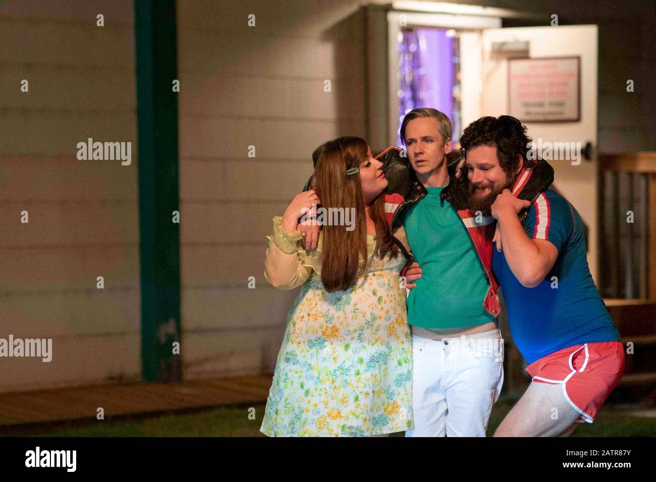 SHRILL, from left: Aidy Bryant, John Cameron Mitchell, Luka Jones ...