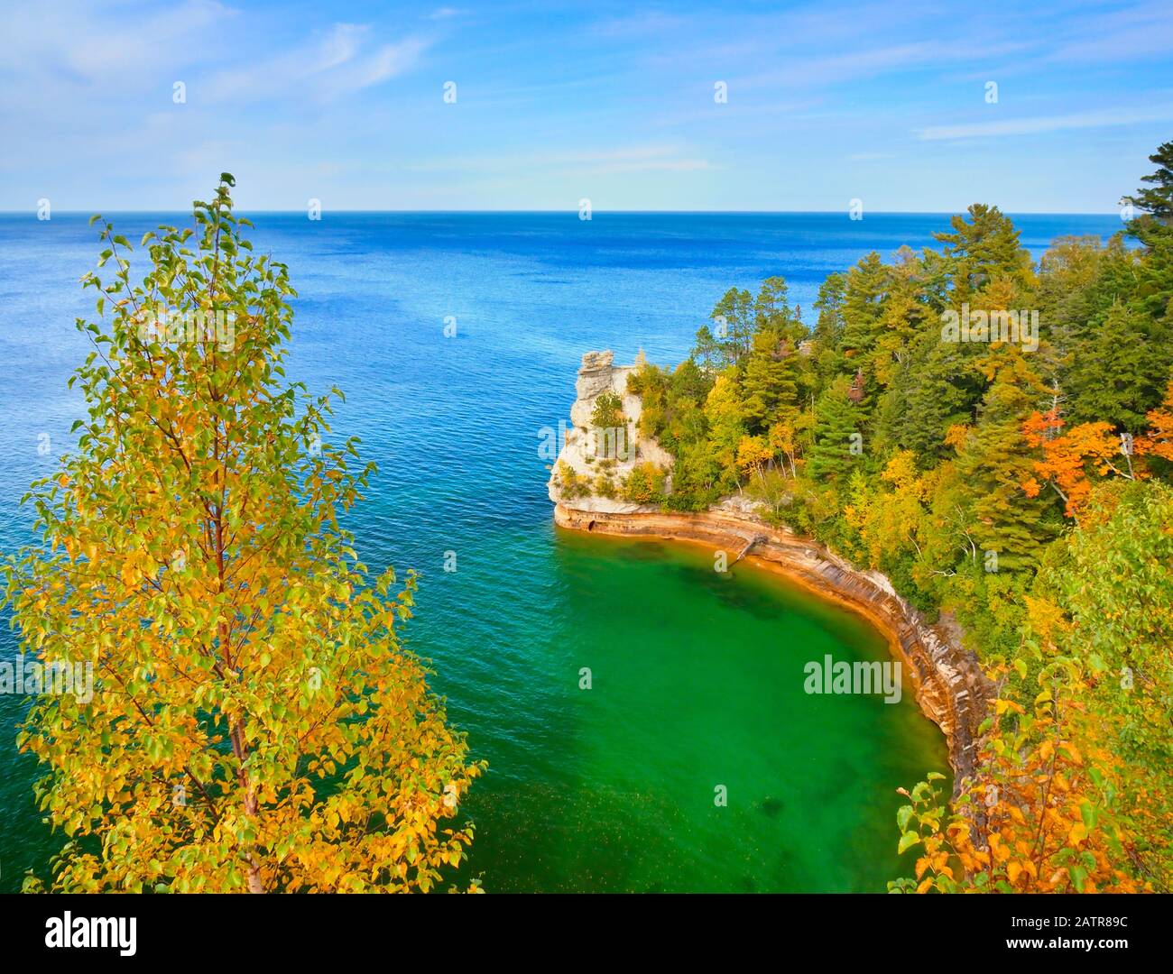 Miners Castle Overlook, Pictured Rocks National Lakeshore, Munising ...