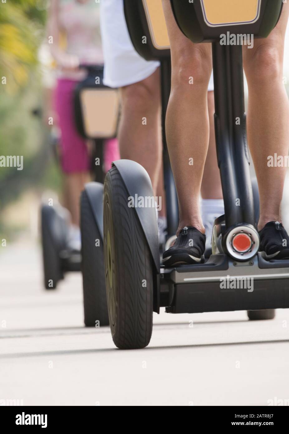 Tourists riding segways Stock Photo - Alamy
