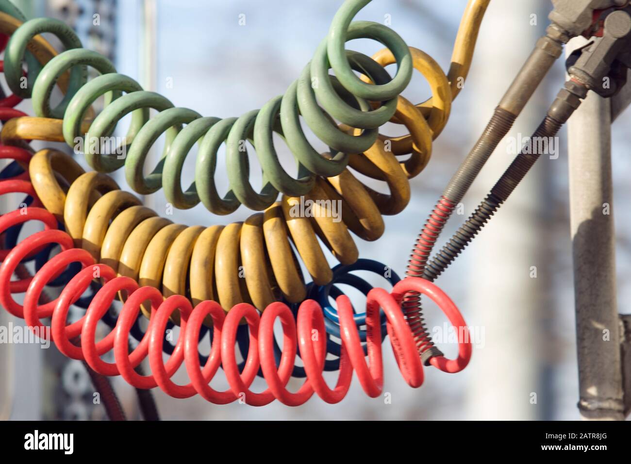 View of a hoses Stock Photo - Alamy