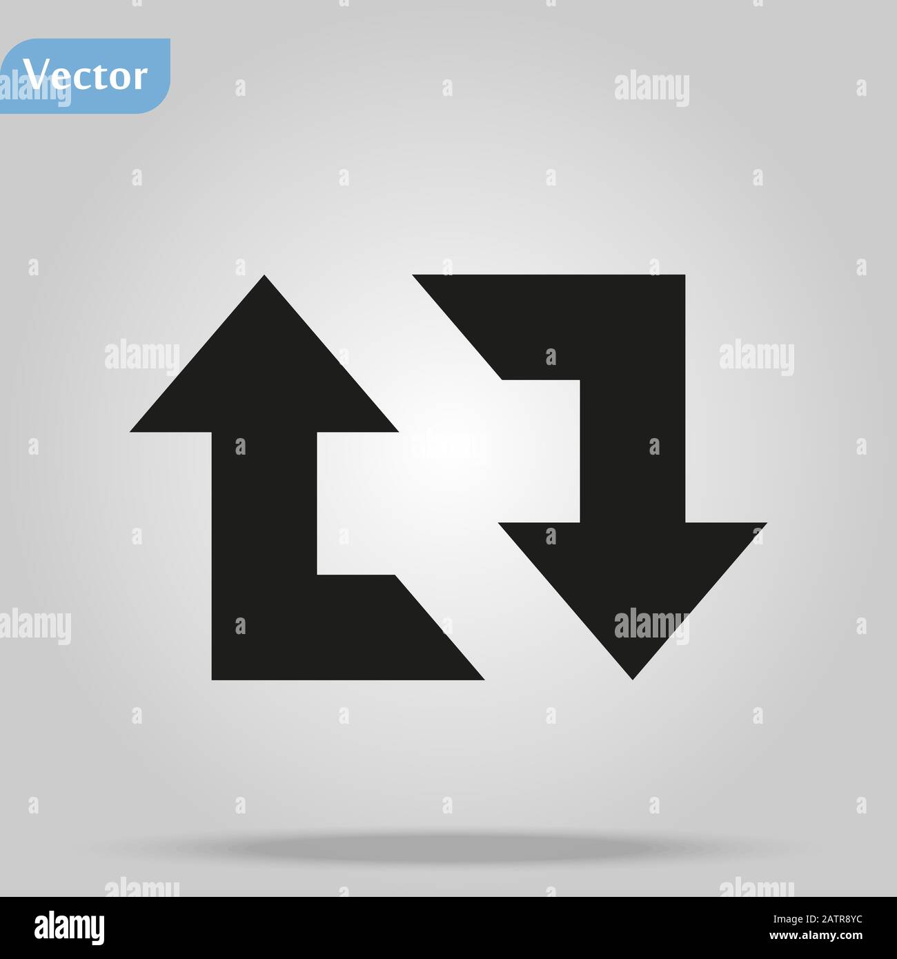 Retweet button Stock Vector Images - Alamy