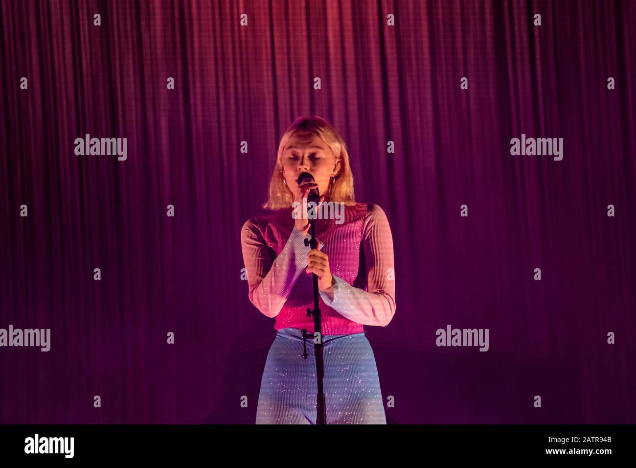 Bergen, Norway. 13th, September 2019. The Norwegian singer, songwriter ...