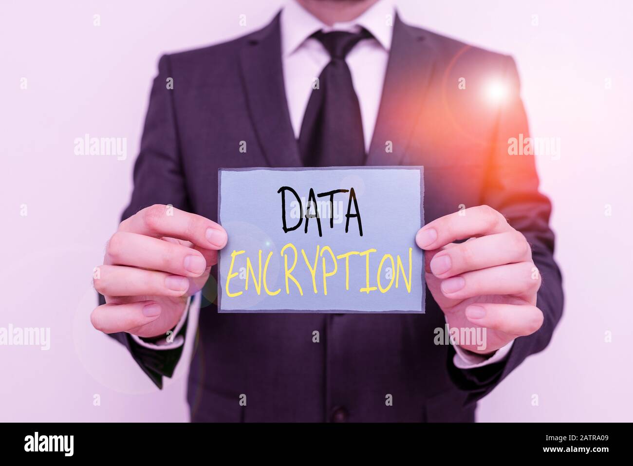 Conceptual Hand Writing Showing Data Encryption Concept Meaning Conversion Of Data Into Code
