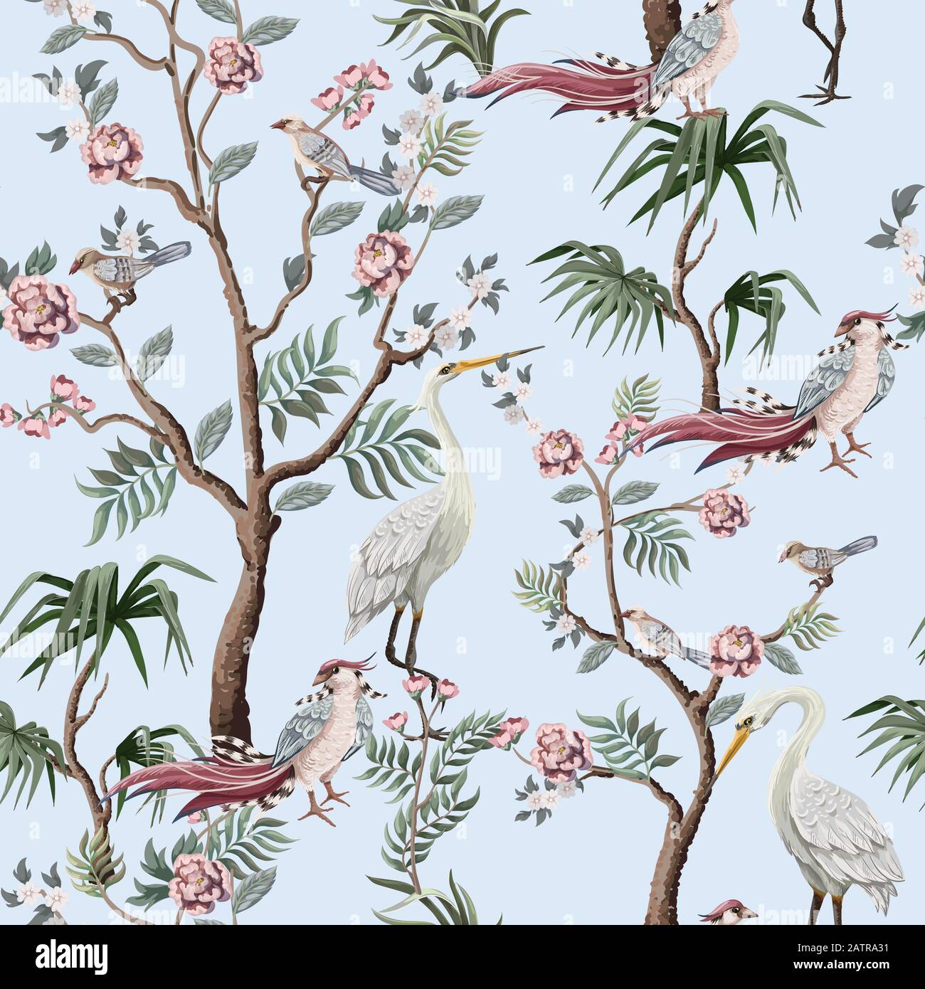 Chinoiserie Bird High Resolution Stock Photography and Images - Alamy