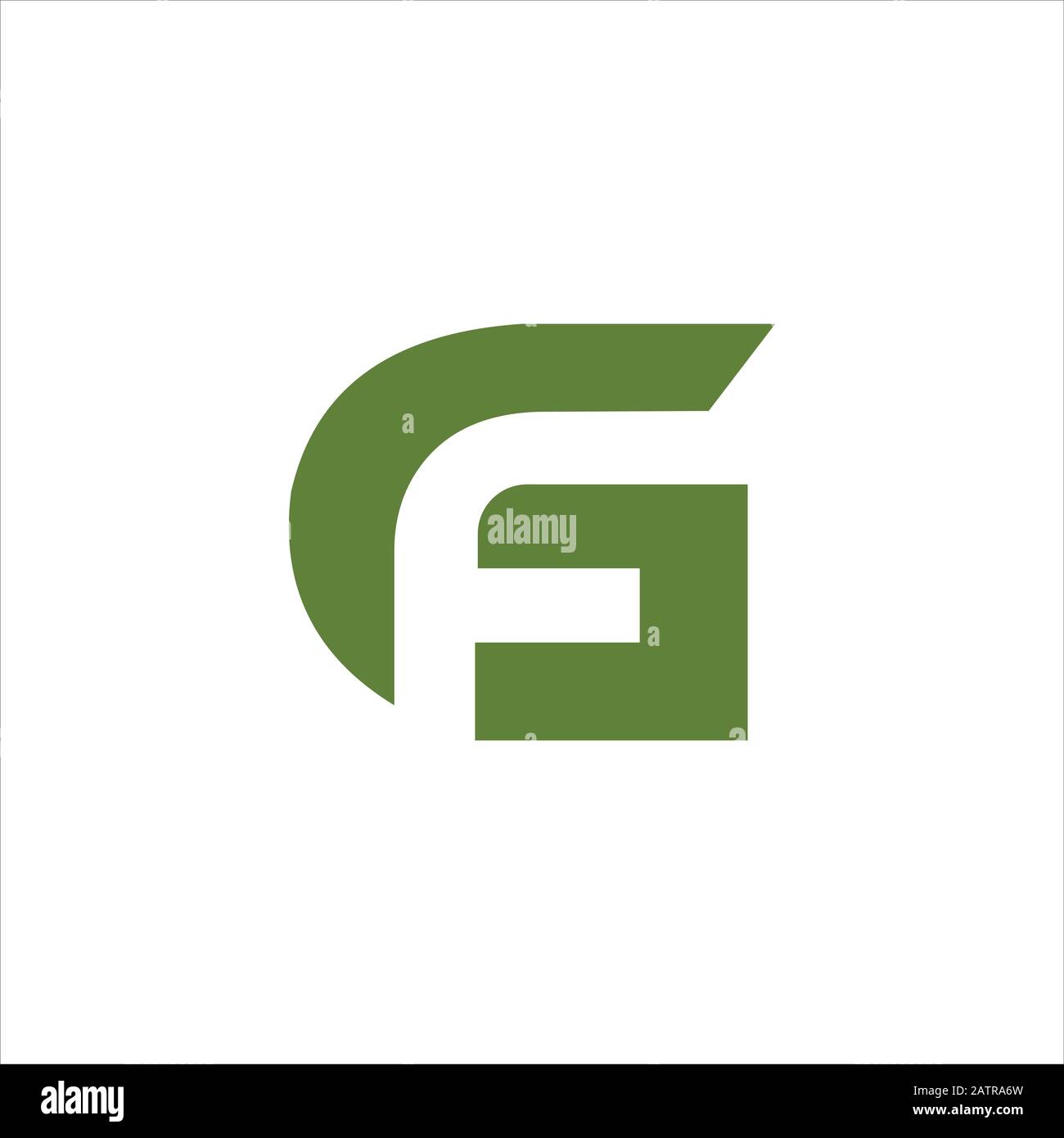Initial letter gf or fg logo design template Stock Vector Image & Art ...