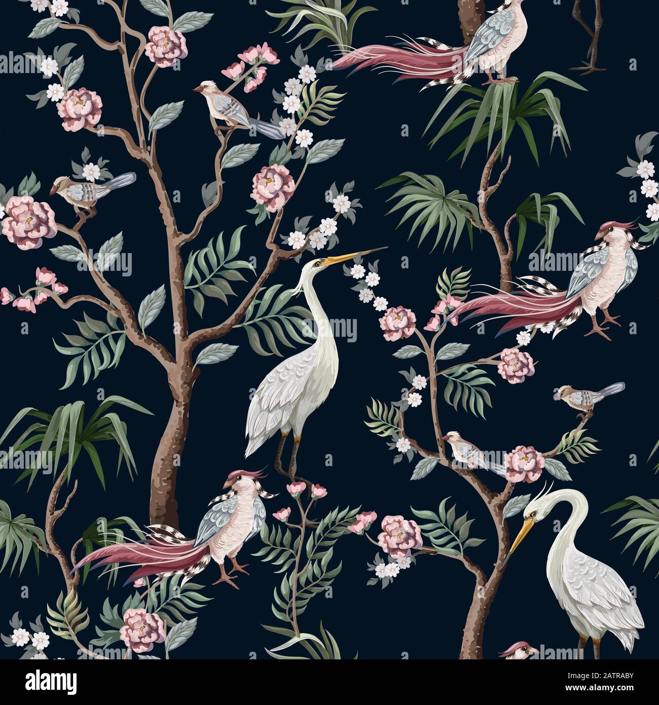 What are wood storks Stock Vector Images - Alamy