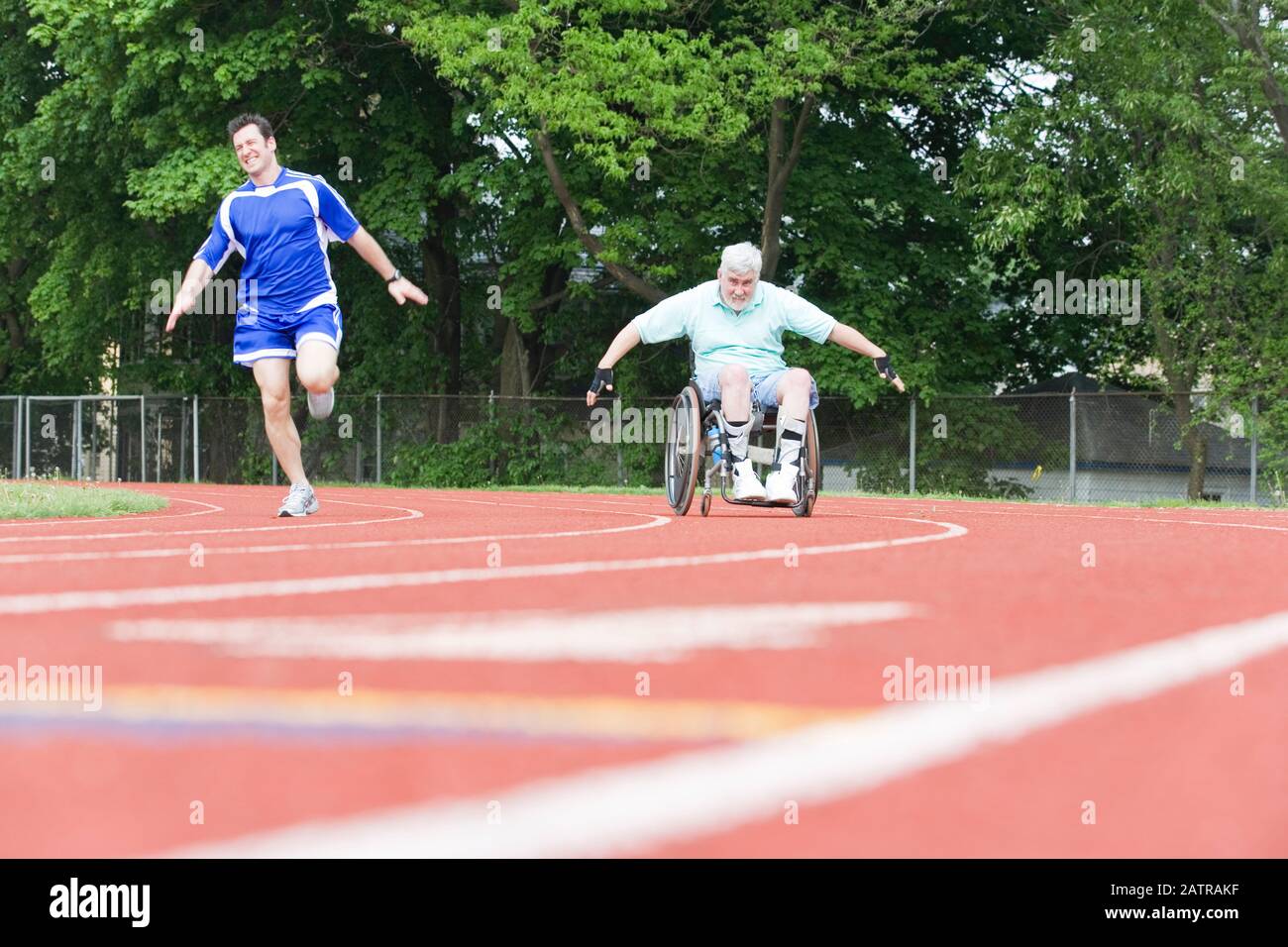 Competitive handicapped racer hi-res stock photography and images - Alamy