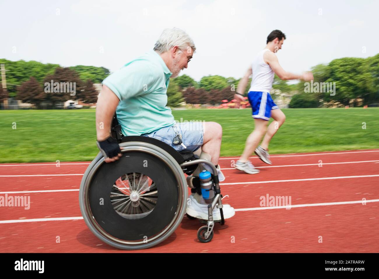 Competitive handicapped racer hi-res stock photography and images - Alamy