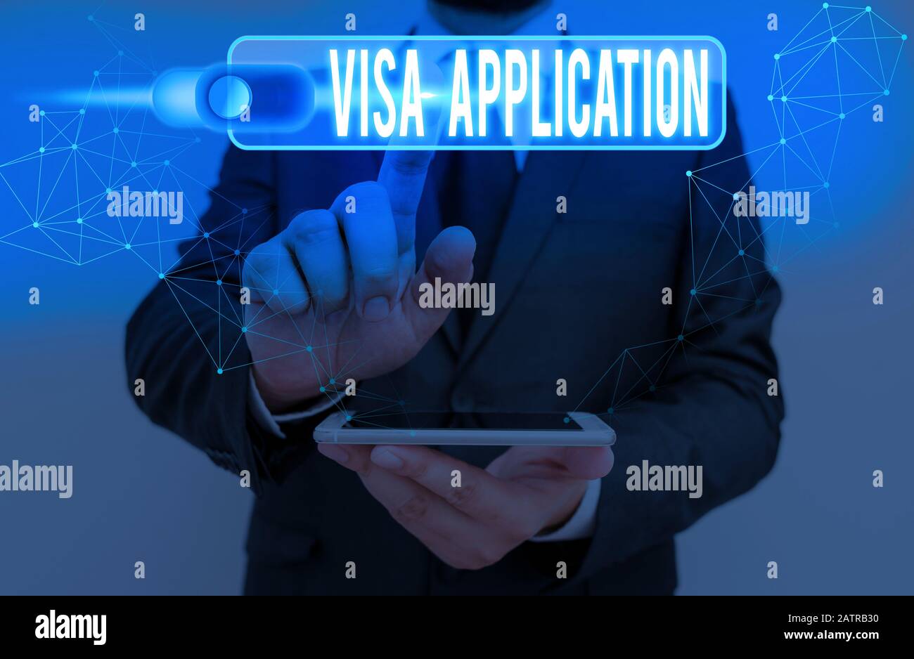 Word writing text Visa Application. Business photo showcasing an ...
