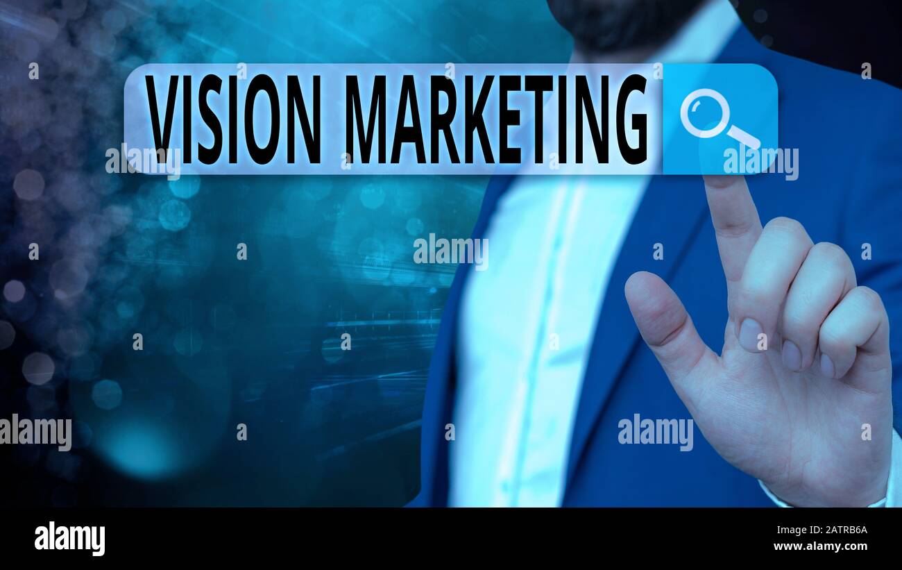 Handwriting text Vision Marketing. Conceptual photo outlining how they ...