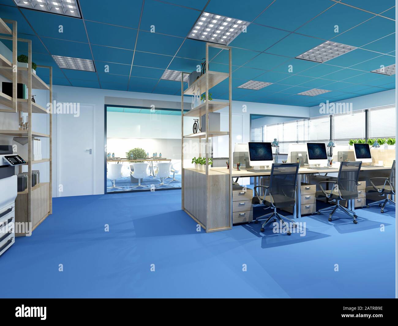 3d digital render table chair hi-res stock photography and images - Alamy